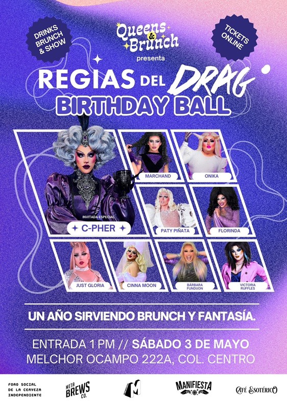 Queens & Brunch celebra su primer aniversario a lo grande - La Reseña Que Nadie Pidió | # ...